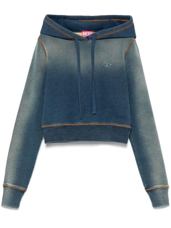 DIESEL® Logo-embroidered Hoodie