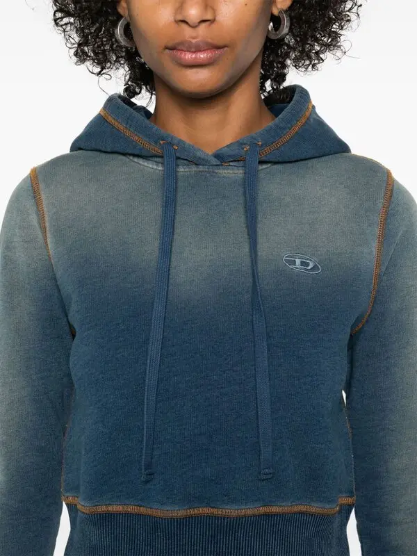 DIESEL® Logo-embroidered Hoodie