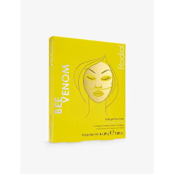 Rodial Bee Venom Hydrogel Face Masks Box Of 4 - One-color