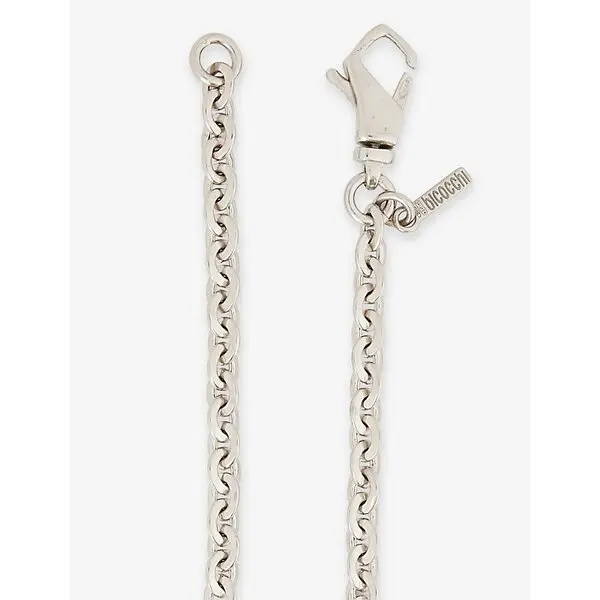 Emanuele Bicocchi Cross Pendant Sterling Bracelet