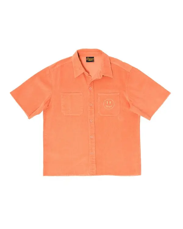 Drew House Short Sleeve Corduroy Shirt - Peach
