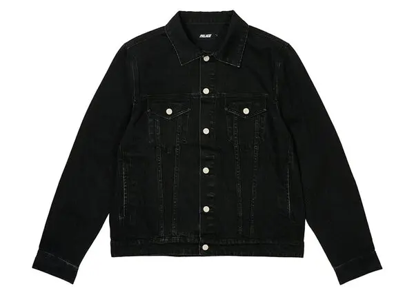 PALACE Type P Jacket - Black Stonewash
