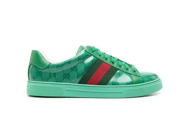 Gucci Ace Crystal Sneakers - Green