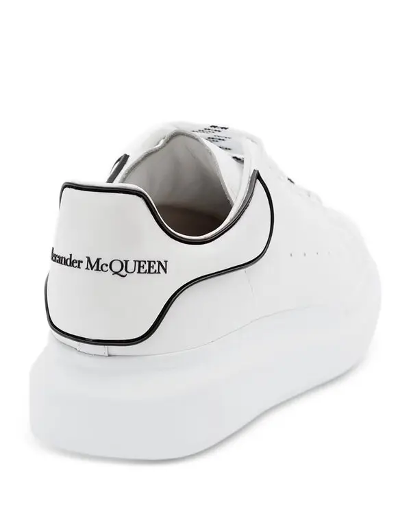 Alexander McQueen Lace Up Sneakers - White/black