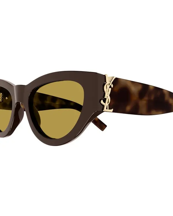 Saint Laurent Cat Eye Sunglasses - Brown