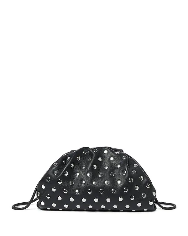 LOEFFLER RANDALL Bailey Leather Clutch - Black