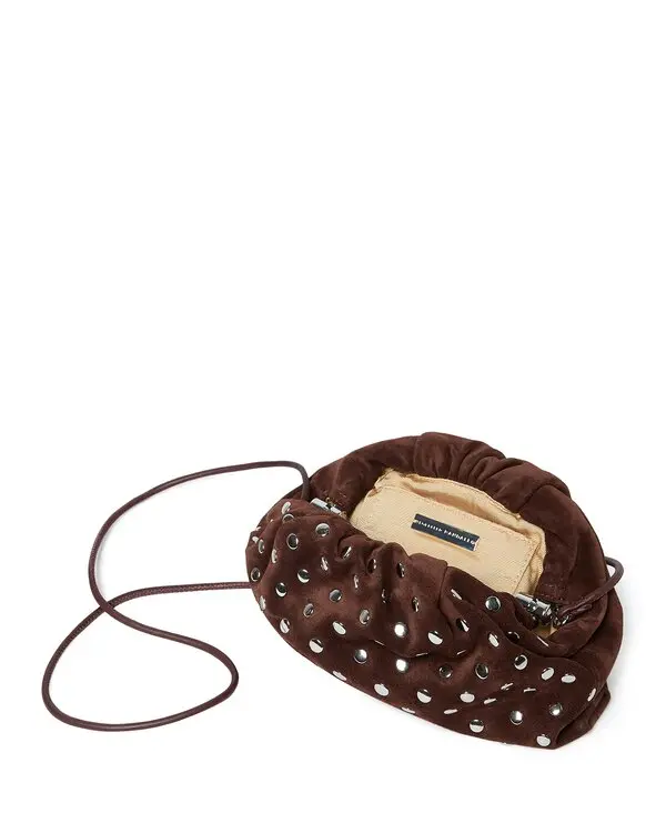LOEFFLER RANDALL Bailey Leather Clutch - Brown