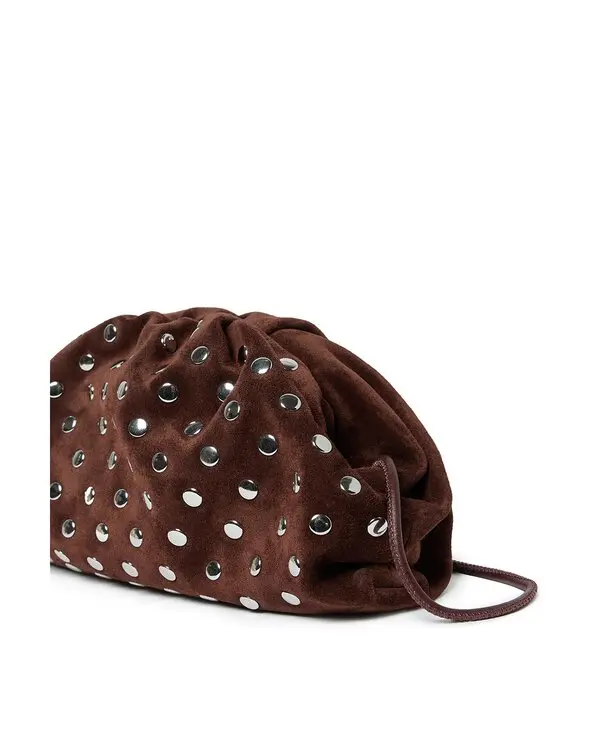 LOEFFLER RANDALL Bailey Leather Clutch - Brown