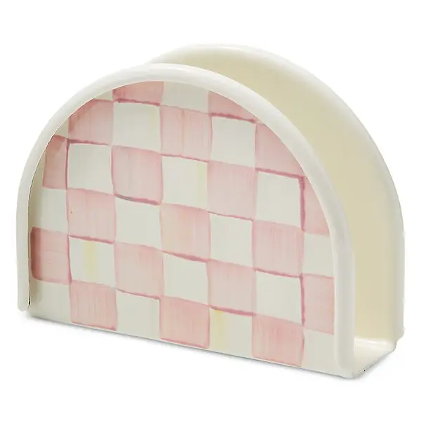 MACKENZIE-CHILDS Rosy Check Napkin Holder