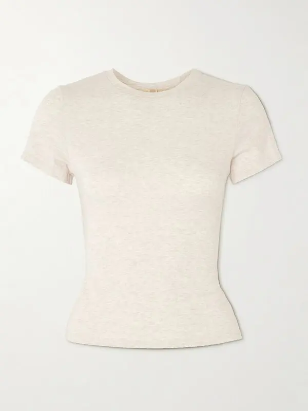 SKIMS Stretch-cotton Jersey T-shirt