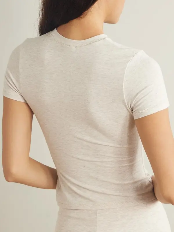SKIMS Stretch-cotton Jersey T-shirt