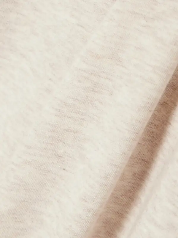 SKIMS Stretch-cotton Jersey Foldover Pants - Neutrals