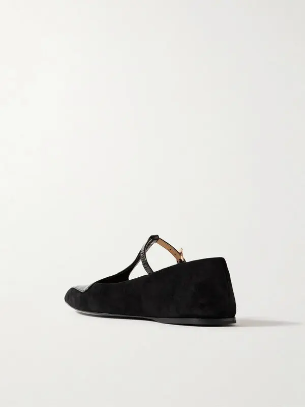 Gabriela Hearst Liv Mary Jane Ballet Flats - Black