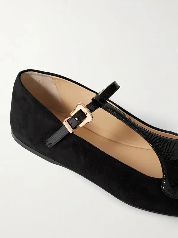 Gabriela Hearst Liv Mary Jane Ballet Flats - Black