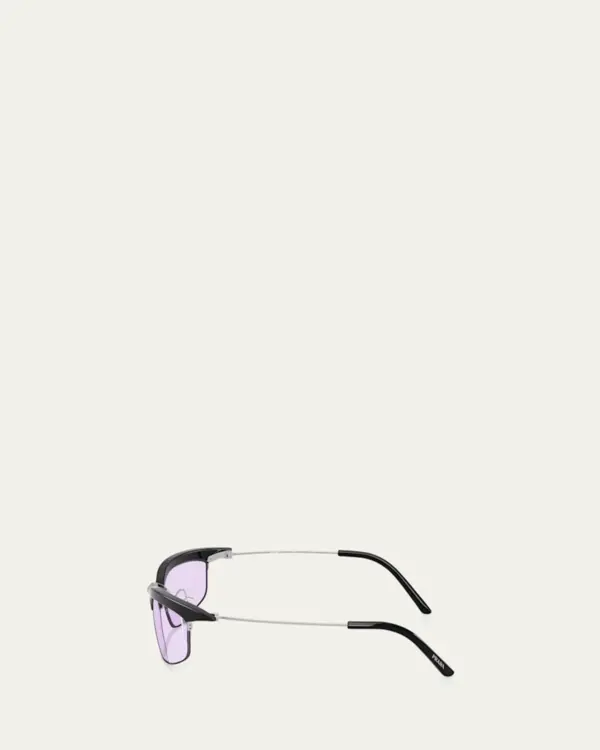 Prada B50s Rectangle Sunglasses - Black