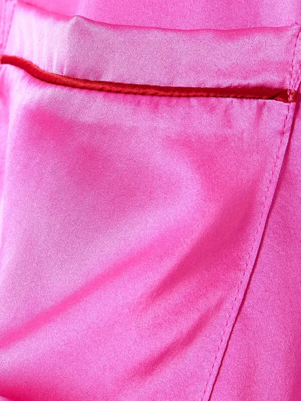 Skin Cheer Silk-satin Pajama Top