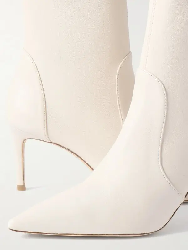 STUART WEITZMAN Power Leather Ankle Boots - Neutrals