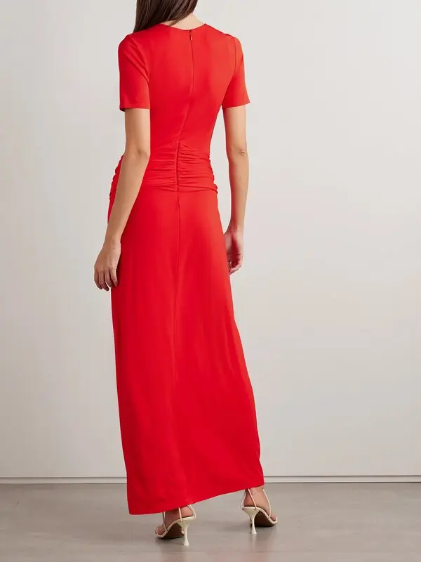 Simkhai Nalani Tie-front Draped Gown