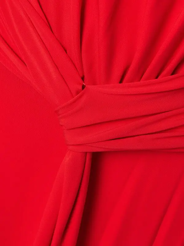 Simkhai Nalani Tie-front Draped Gown