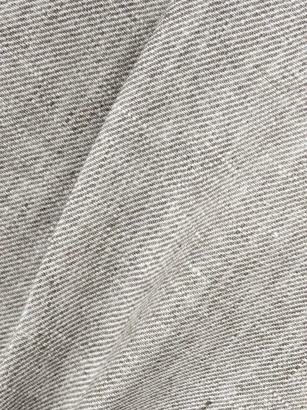 Brunello Cucinelli Cropped Hemp And Linen-blend Pants