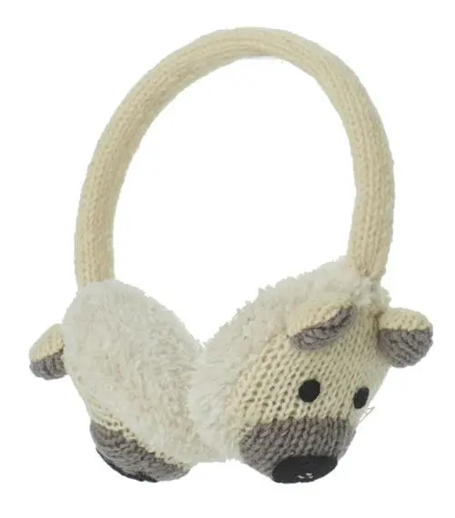 NIRVANNA DESIGNS Polar Bear Earmuffs - White