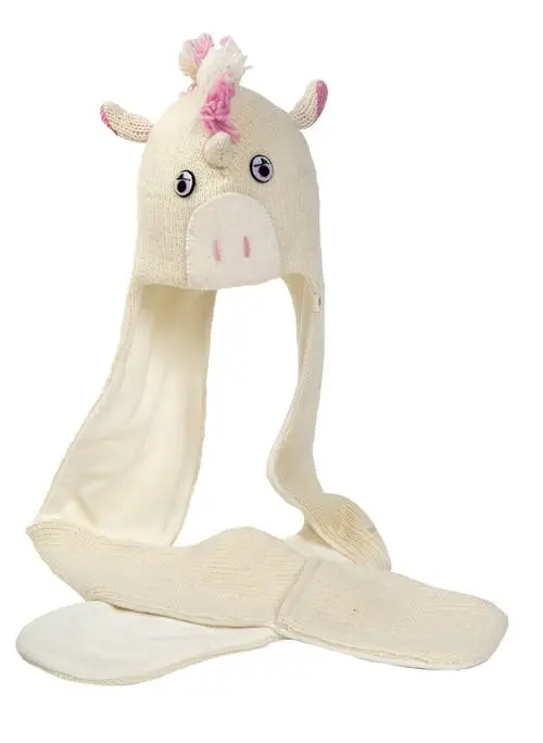 NIRVANNA DESIGNS Unicorn Hatscarf - Beige