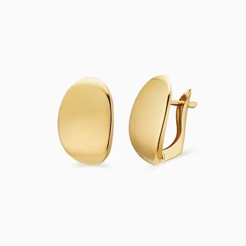 ORADINA 14k Gold High Society Drop Earrings - Yellow Gold