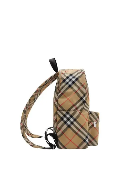 Burberry Check Backpack - Sand