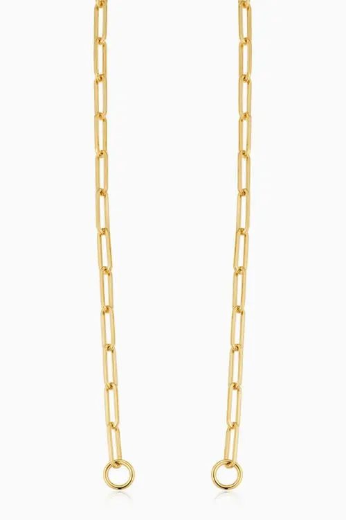 ORADINA 14k Gold Venice Link Necklace - Yellow Gold