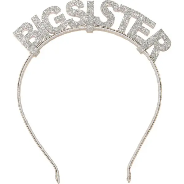SWEET WINK Big Sister Headband - Silver