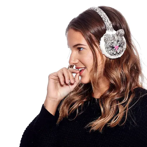 NIRVANNA DESIGNS Mouse Earmuffs - White