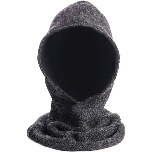 NIRVANNA DESIGNS Wool Roll Hood - Charcoal