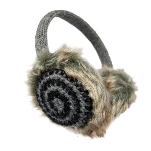 NIRVANNA DESIGNS Spiral Earmuffs - Ash/black