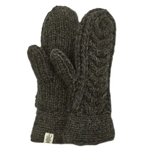NIRVANNA DESIGNS Soho Mittens - Charcoal