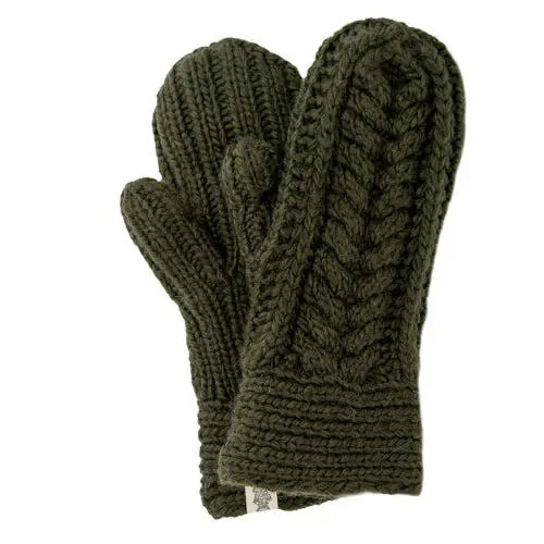 NIRVANNA DESIGNS Soho Mittens - Olive