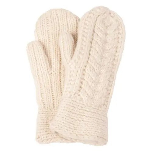 NIRVANNA DESIGNS Soho Mittens - White