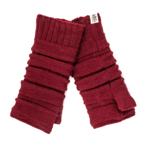NIRVANNA DESIGNS Reverse Step Handwarmers - Burgundy