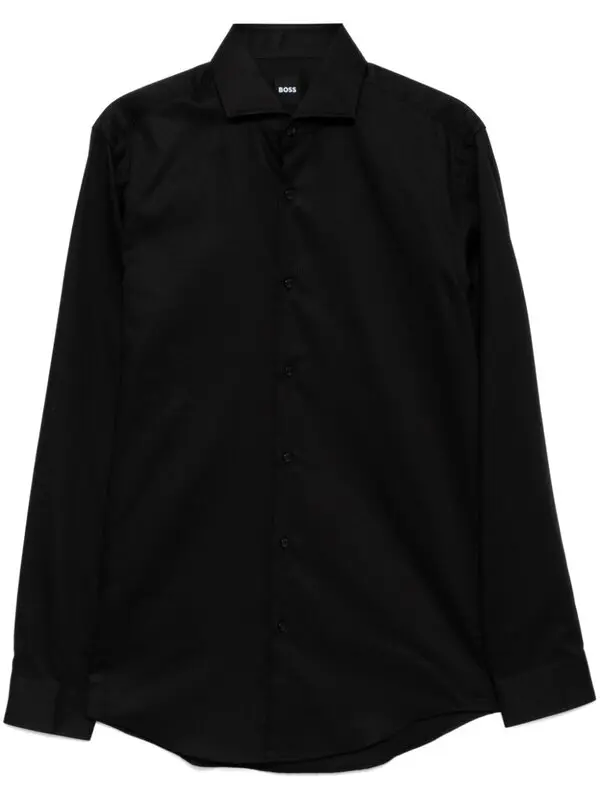 BOSS Long-sleeved Shirt - Black