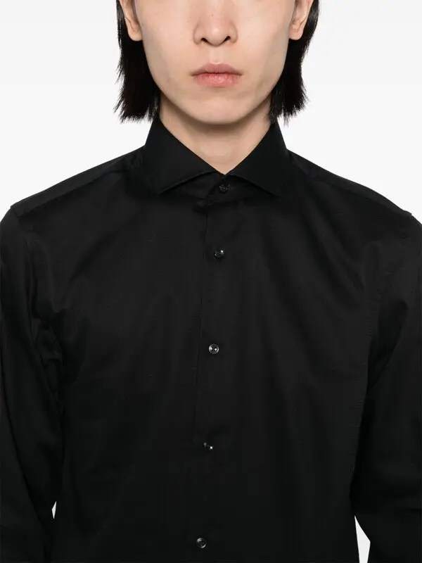 BOSS Long-sleeved Shirt - Black