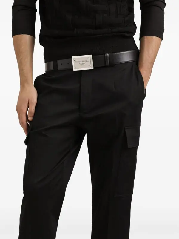 Dolce & Gabbana Logo-plaque Cargo Pants