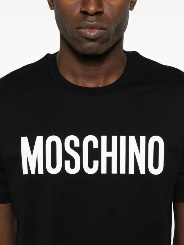 Moschino Logo-print T-shirt - Black