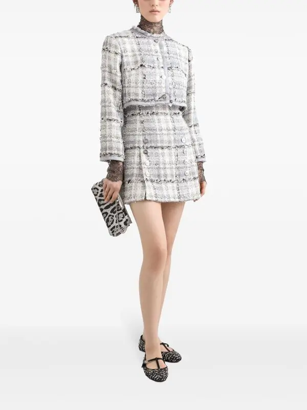 Dolce & Gabbana Tweed Jacket - Grey