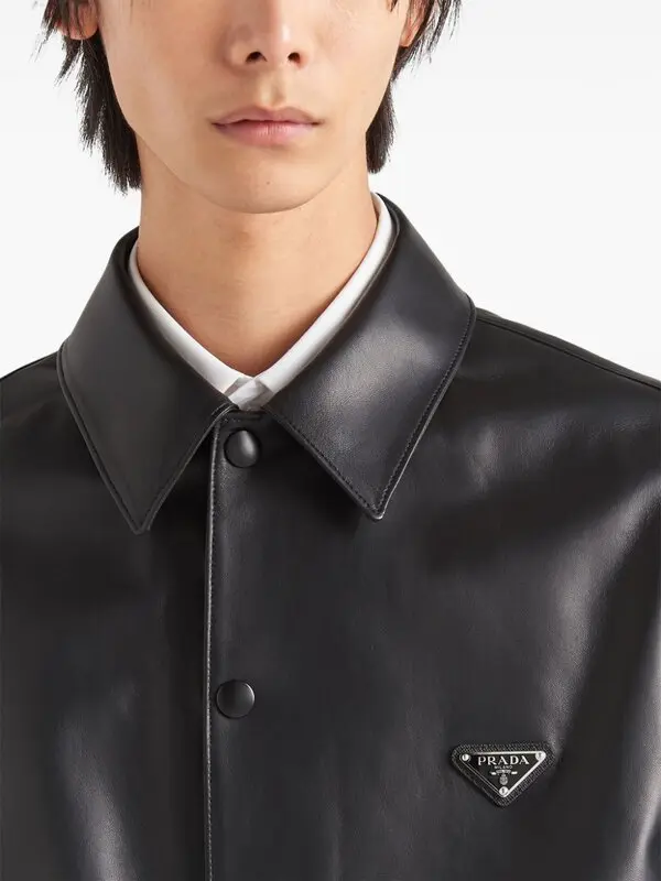 Prada Leather Shirt