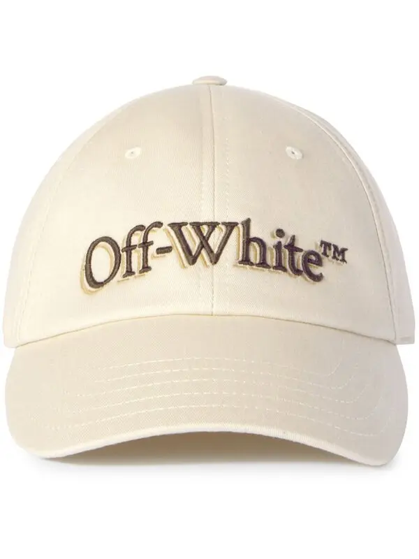 Off-White Shadow Bookish Baseball Cap - Neutrals