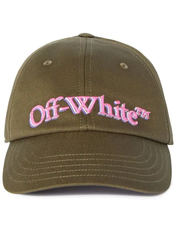 Off-White Bookish Baseball Cap - Green