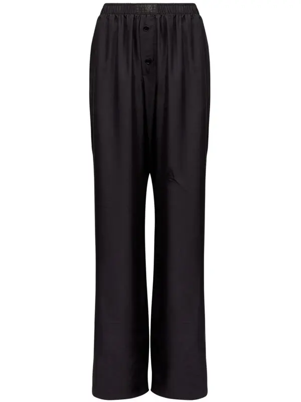 MAISON MARGIELA Silk Palazzo Trousers