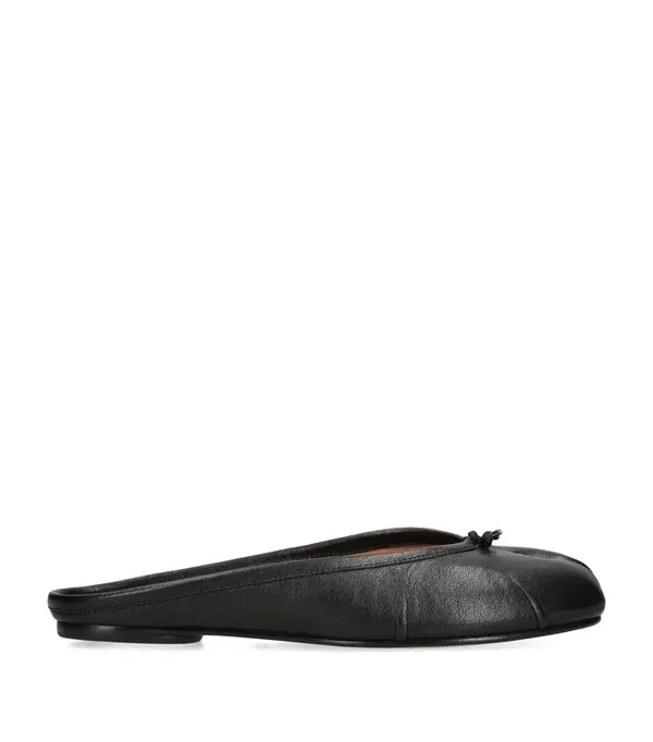 MAISON MARGIELA Leather Tabi Ballerina Mules