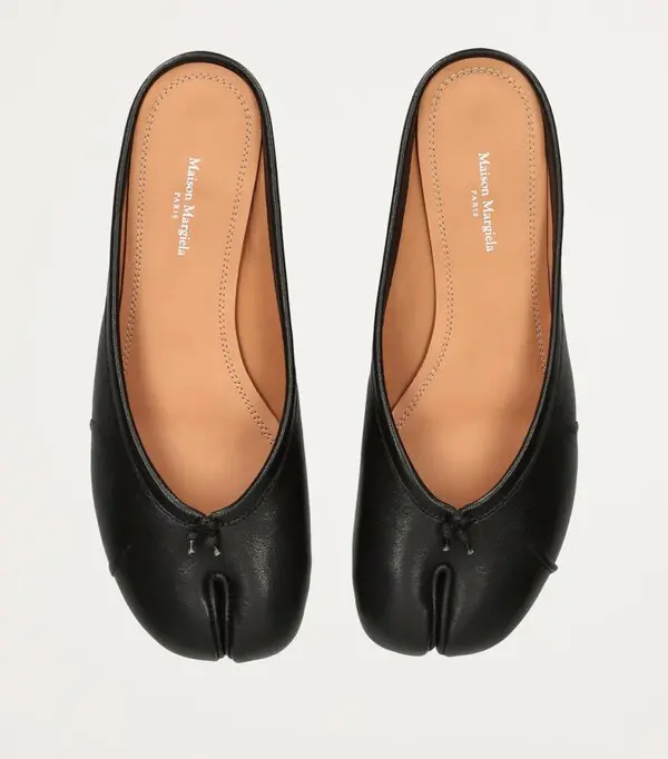 MAISON MARGIELA Leather Tabi Ballerina Mules