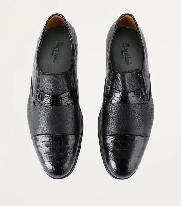 BROTINI Leather Slip-on Loafers