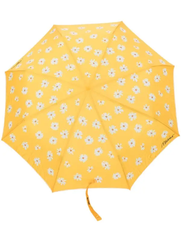 Moschino Daisy-print Umbrella - Yellow
